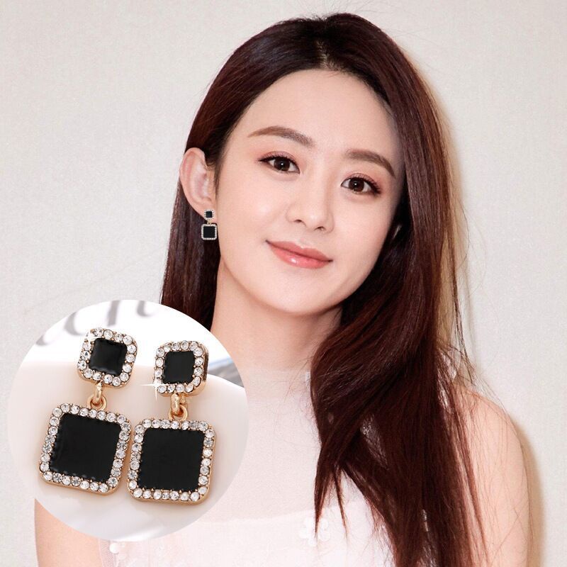 Jual Anting Hitam Gothic Fashion Black Supernova Elegant model korea ...