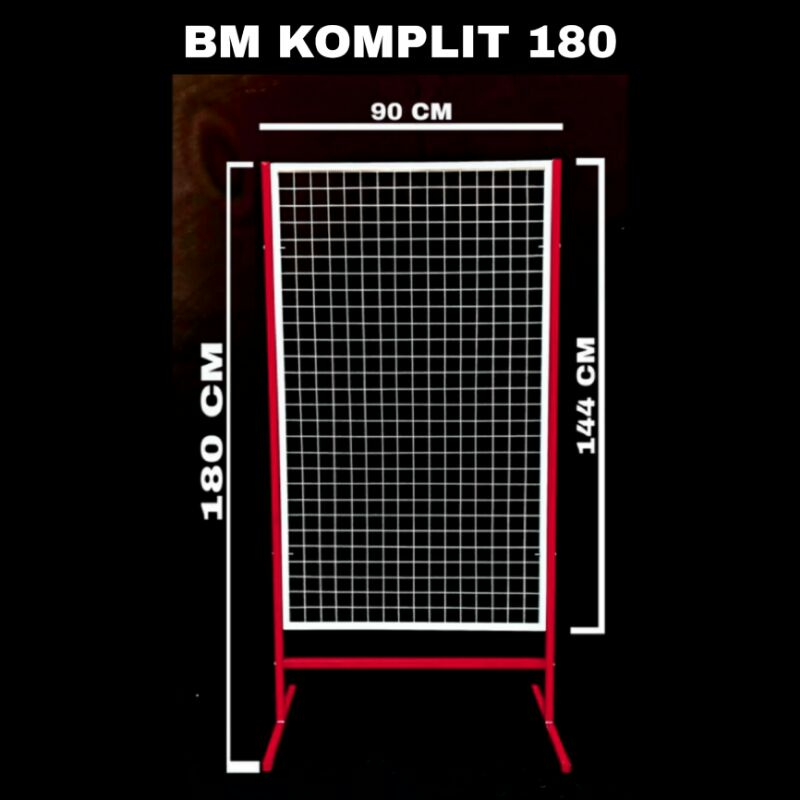 Jual RAM KAWAT/DISPLAY/STANDING RAM KOMPLIT 90X180, 90X200, 100X200 CM ...