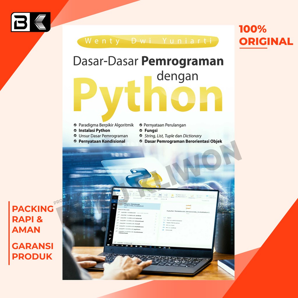 Jual Buku Dasar - Dasar Pemrograman Dengan Python - Wenty Dwi Yuniarti ...