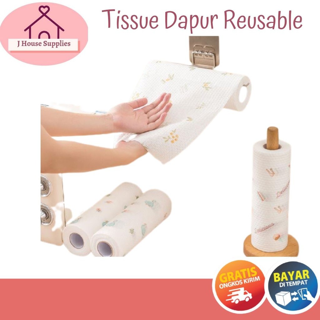 Jual Tisu Dapur Bisa Dicuci Tissue Gulung Dapur Serbaguna Kain Lap ...