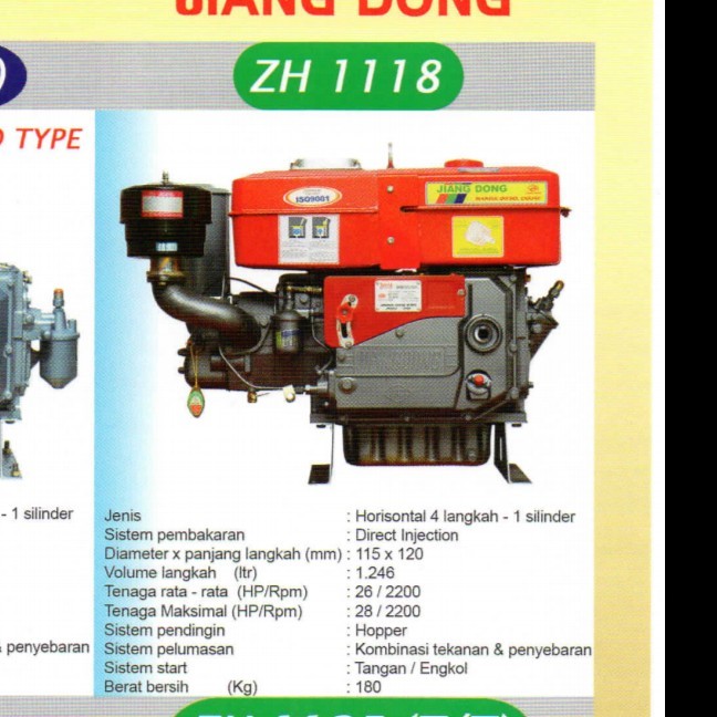 Jual MESIN DIESEL JIANGDONG R175 - JD 42D | Shopee Indonesia