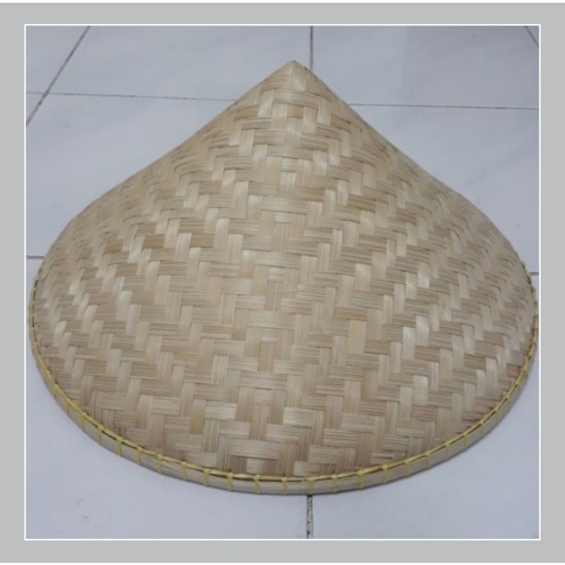 Jual Topi Caping Bambu Topi Petani Topi Anyam Bambu | Shopee Indonesia