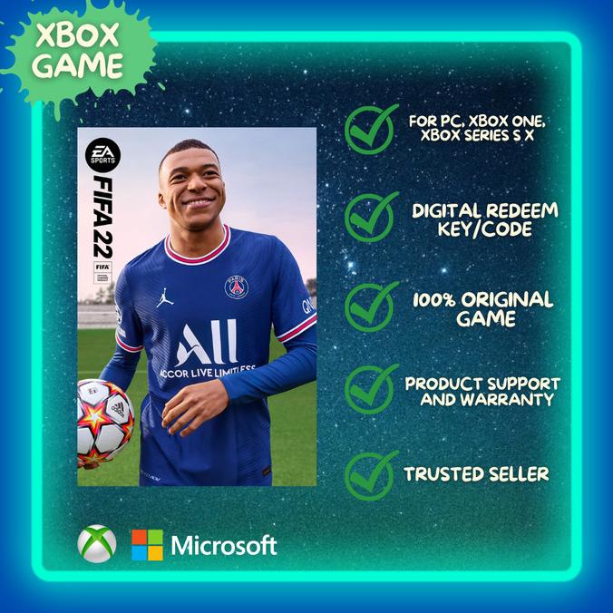 Jual FIFA 22 xbox one series X|S redeem code game - Xbox stock ready ...