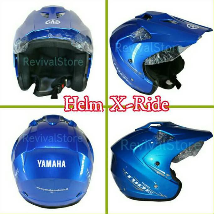 Jual Helm Yamaha X-Ride / helm half face / helm open face - revivl ...