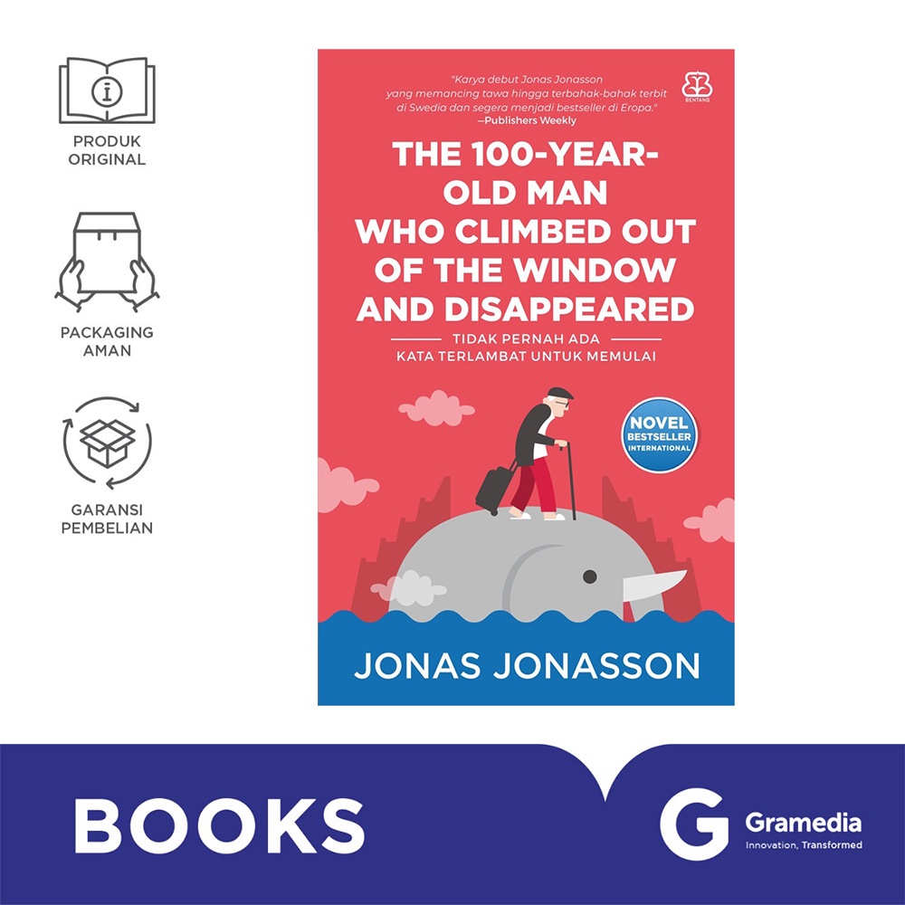 Jual The 100-Year-Old Man Who Climbed Out Of The Window And Disappeared ...
