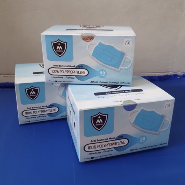 Jual MASKER 1 BOX ISI 50 READY STOCK BACA DESKRIPSI | Shopee Indonesia