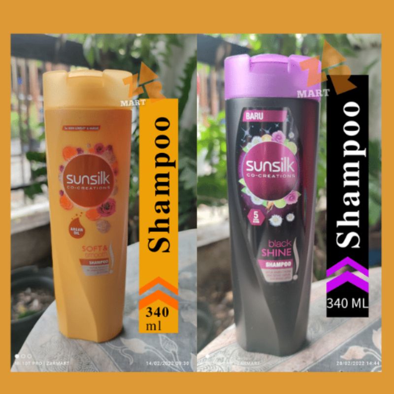 Jual SUNSILK SOFT & SMOOTH KUNING BLACK SHINE HITAM 340 ML SHAMPOO ...