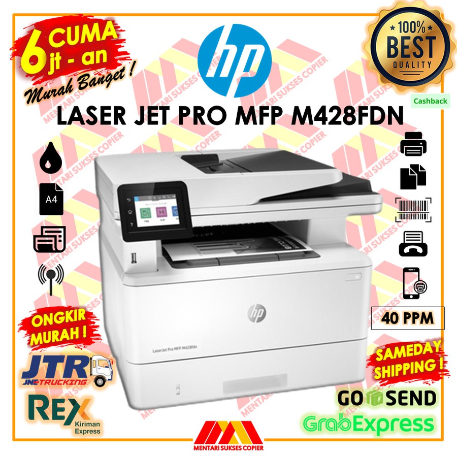 Jual HP LASERJET PRO MFP M428FDN PRINTER LASER JET MONO MULTIFUNGSI ...