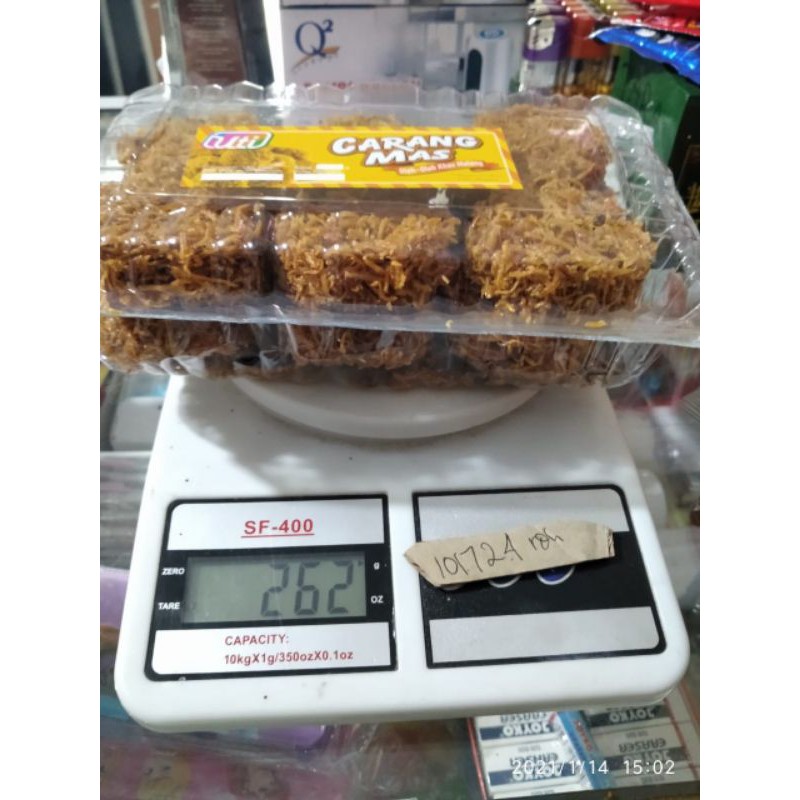 Jual 250gram carang mas / grubi / cakar ayam / ubi kremes isi 12 per ...
