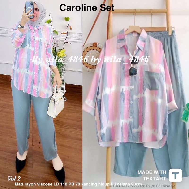 Jual CAROLINE SET (LABEL MADANI) | Shopee Indonesia