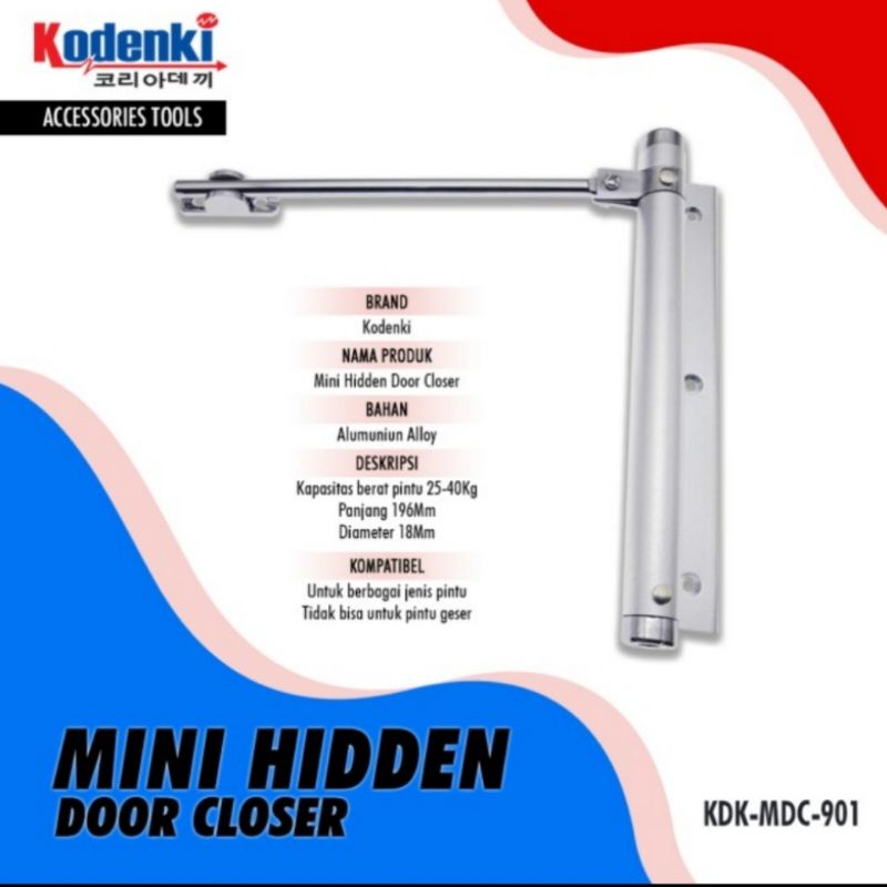 Jual hidden door closer penutup pintu otomatis penahan pintu | Shopee ...