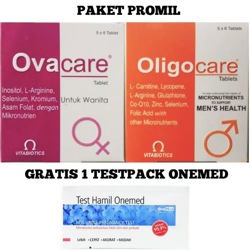 Jual PAKET PROMIL PROGRAM HAMIL OLIGOCARE DAN OVACARE | Shopee Indonesia
