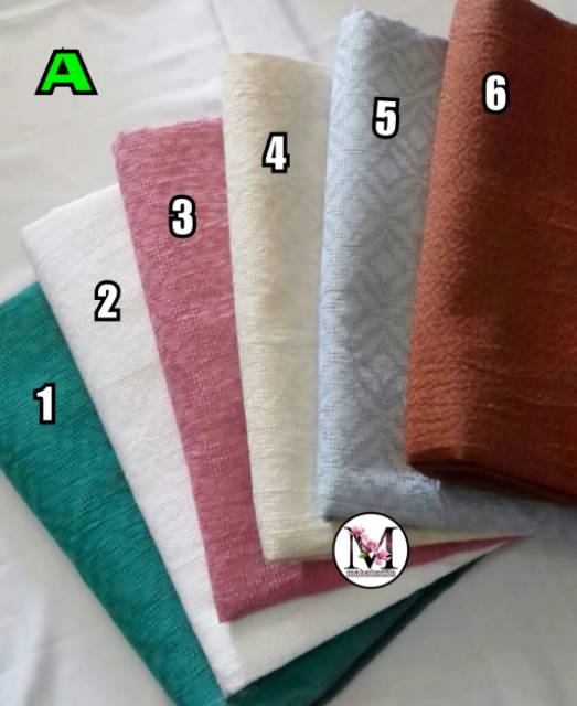 Jual Kain dobi panel. Kain bahan katun doby - Bahan bawahan kebaya ...