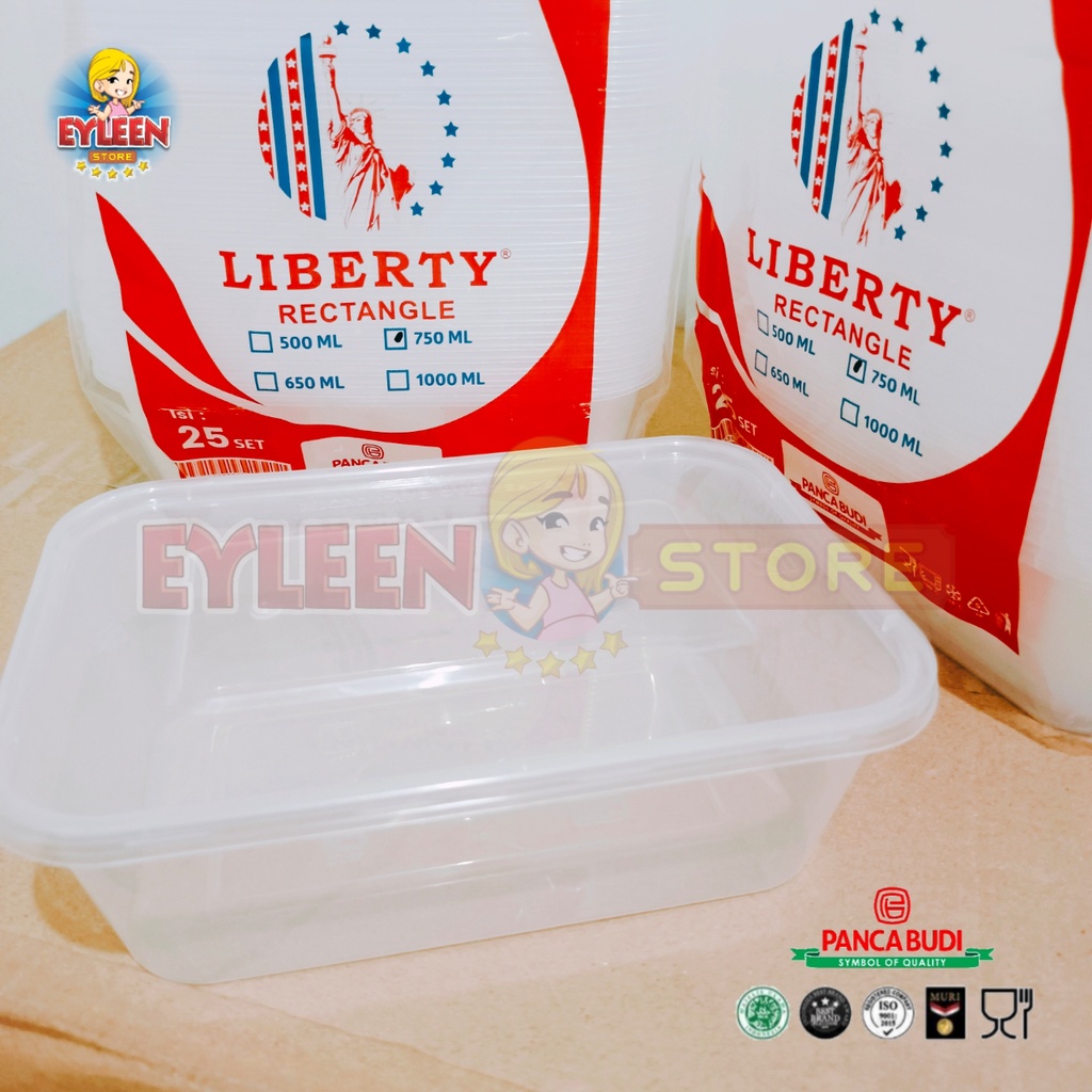 Jual Thinwall 750 ml isi 25 pcs/ Rectangle Food Container / Kotak Makan Plastik | Shopee Indonesia