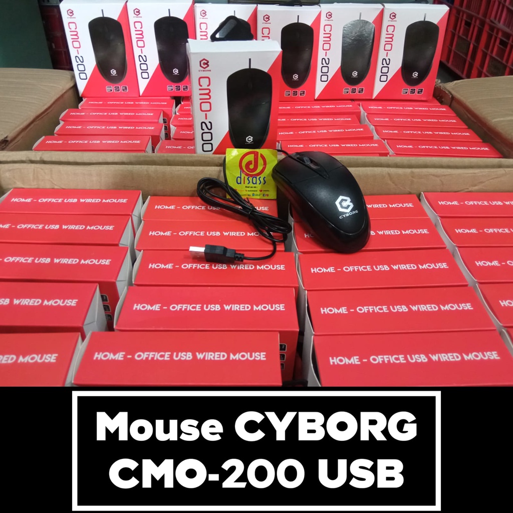 Jual MOUSE USB CYBORG CMO200 - DISASS JOGJA | Shopee Indonesia