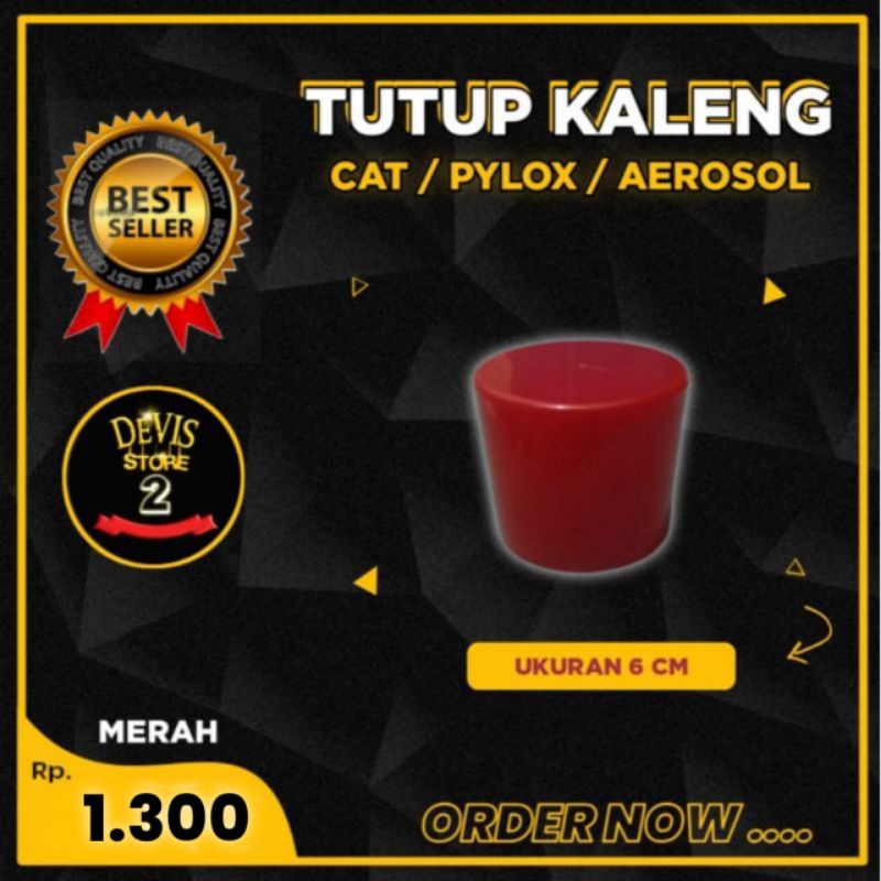 Jual TUTUP KALENG CAT SEMPROT / PYLOX / PILOK / CAN AEROSOL DIAMETER 6 ...