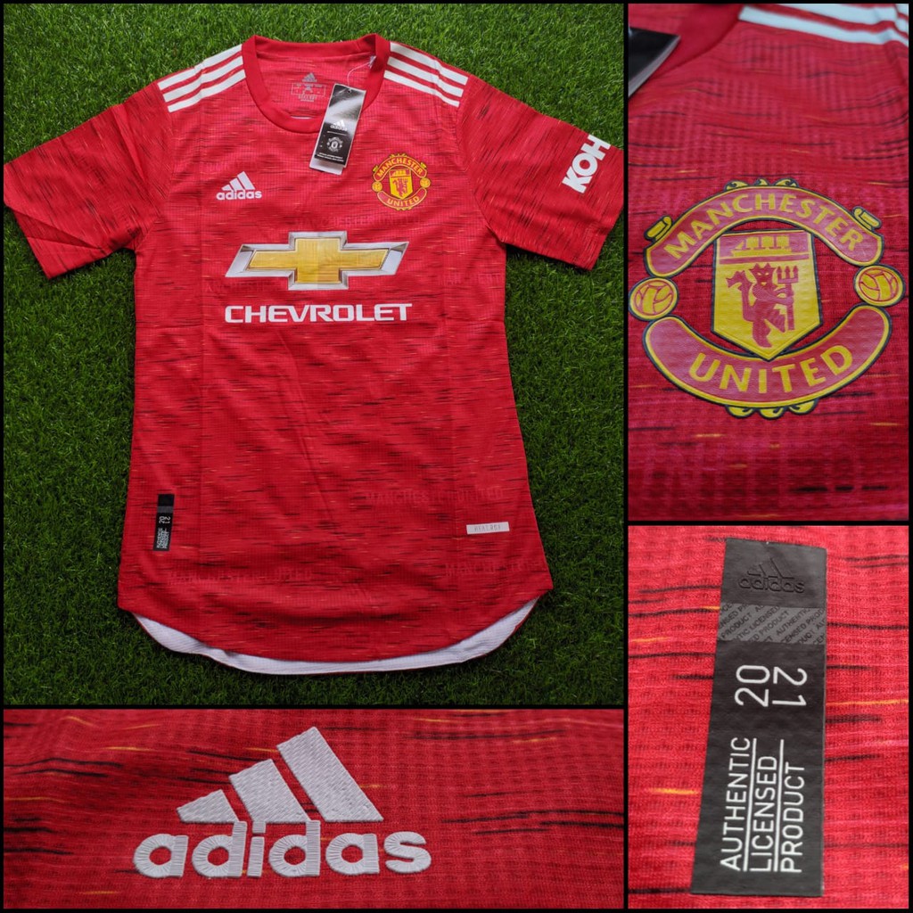 Jual JERSEY SEPAK BOLA MU HOME PLAYER ISSUE 2020 2021 / JERSEY PLAYER ...