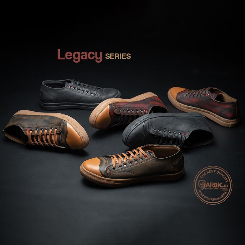 Jual SNEAKERS KULIT VINTAGE / SEPATU PRIA SNEAKERS BAROK.ID LEGACY ...