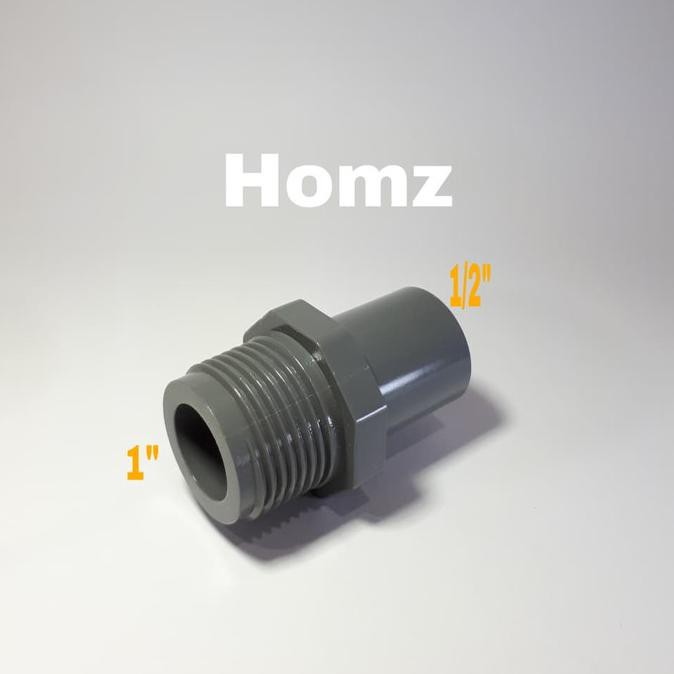 Jual PVC | SDL 1 x 1/2" inch Aw Rucika/Sok Drat Luar Pvc 1x1/2 in/Valve ...