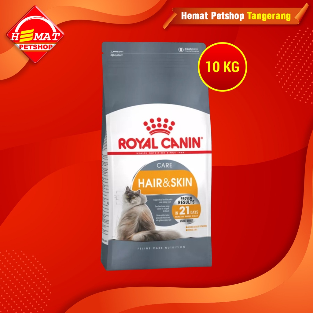 Jual Makanan Kucing dewasa Royal Canin Hair & Skin 10 kg Hair and Skin ...