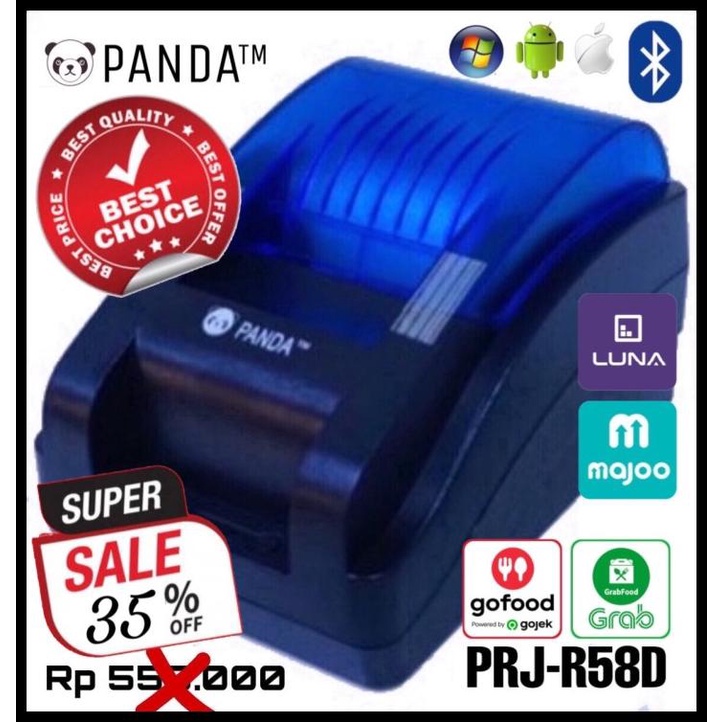 Jual Printer Kasir/Ppob Thermal 58Mm Panda Prj-58D Android (Usb ...