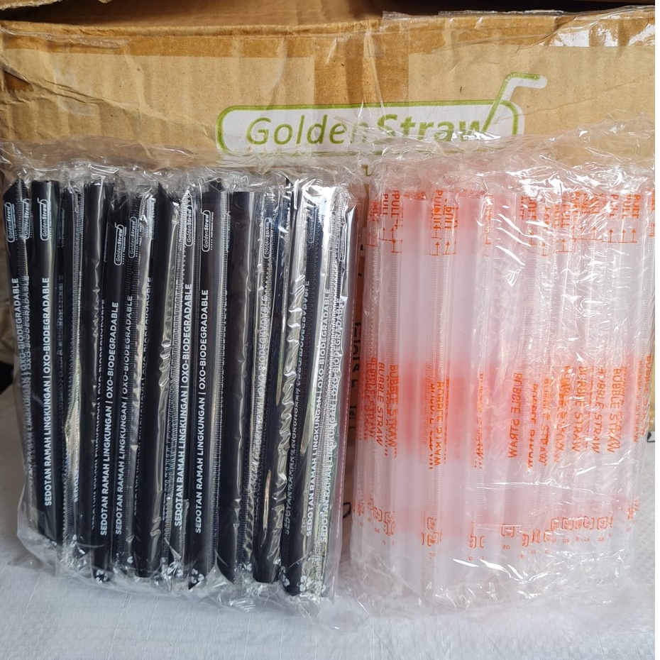 Jual Sedotan Oxo Bubble Boba Steril 12mm 18cm Isi 50 Pcs / Sedotan Steril Hitam Bening | Shopee ...