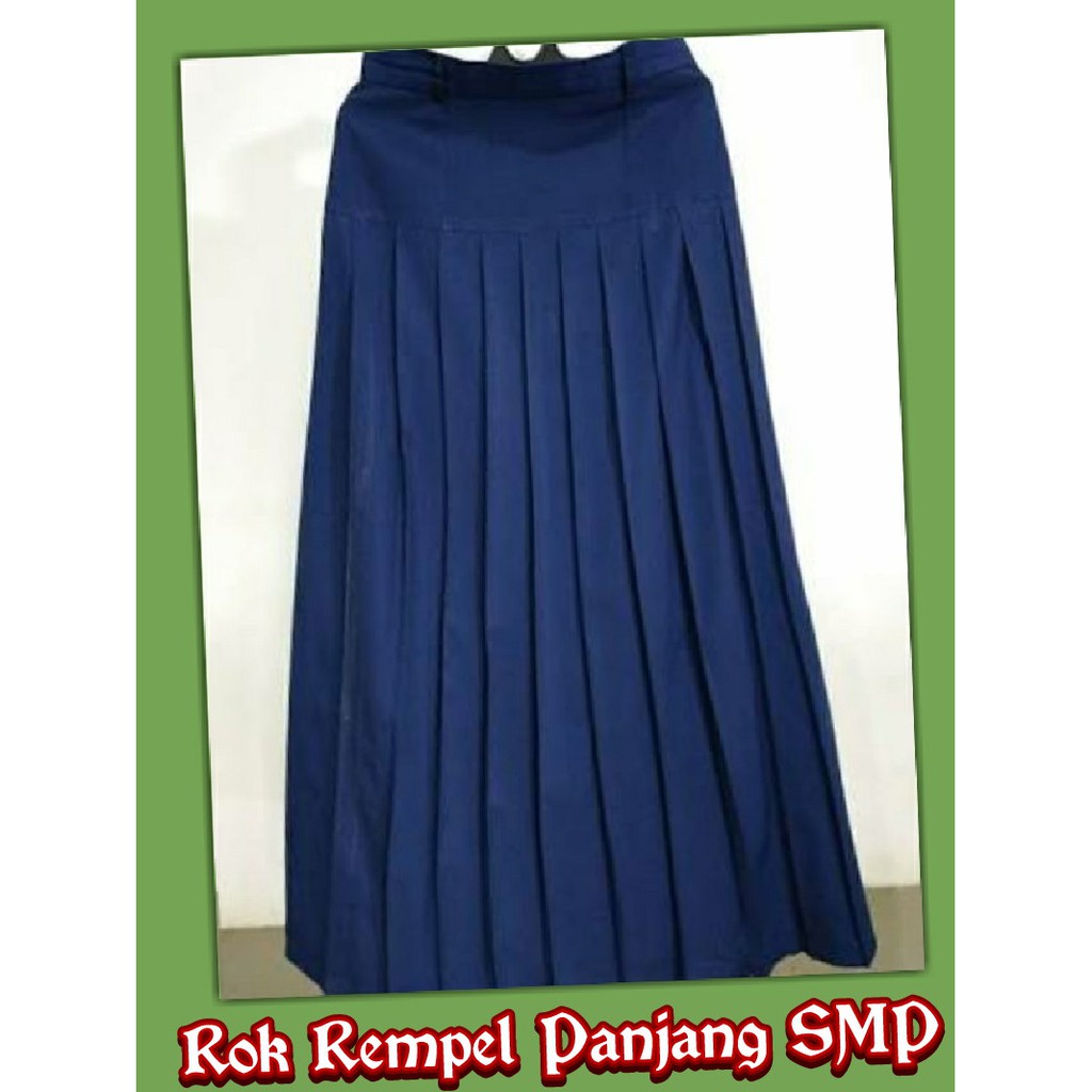 Jual Rok Biru SMP Perempuan Rok SMP Panjang | Shopee Indonesia
