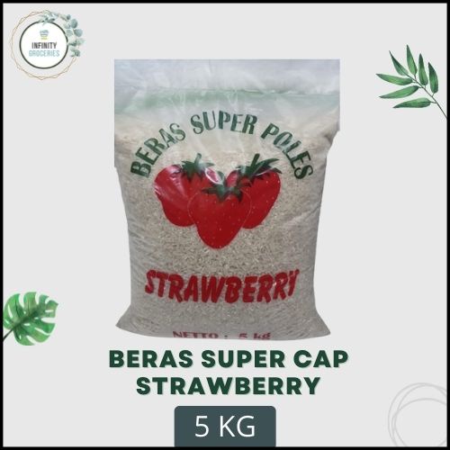 Jual BERAS SUPER CAP STRAWBERRY 5KG MURAH!!! | Shopee Indonesia