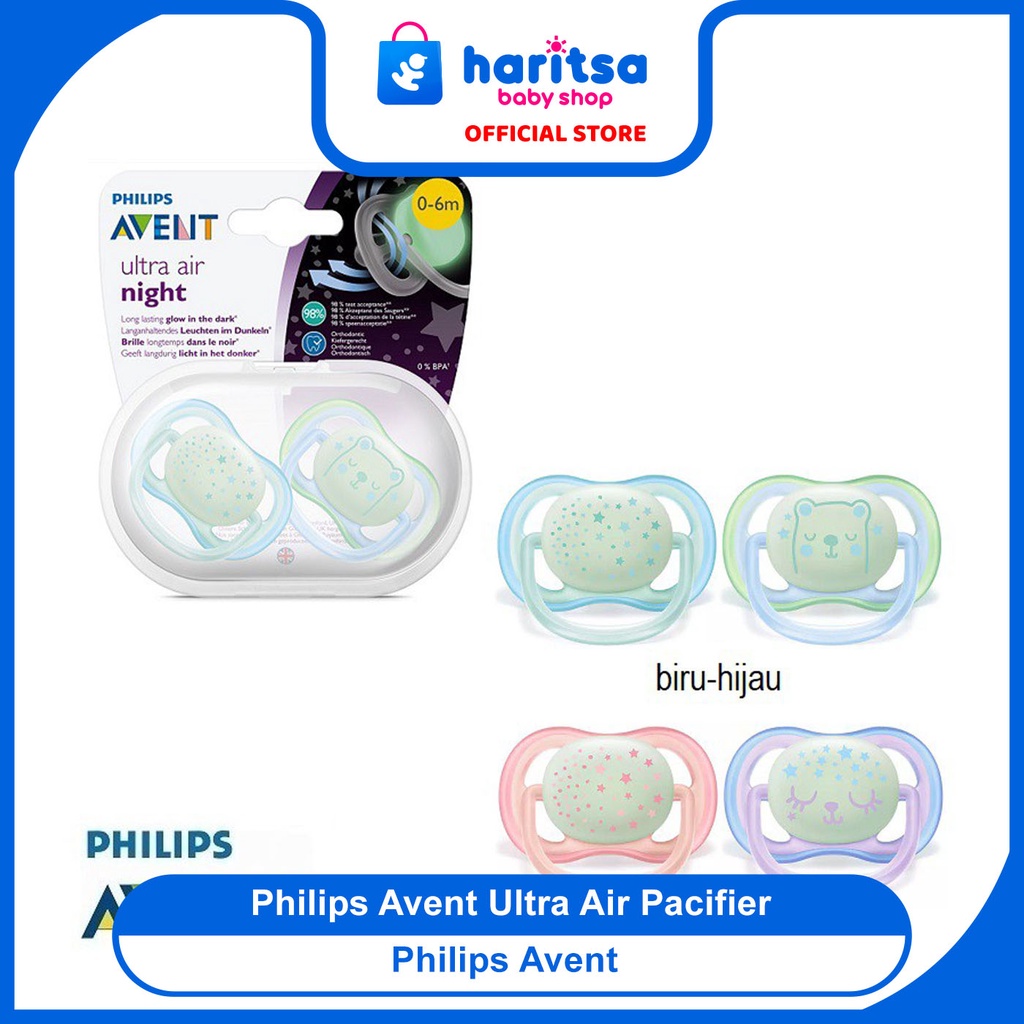 Jual Philips Avent Ultra Air Night/Ultra Air Happy Time Orthodontic ...