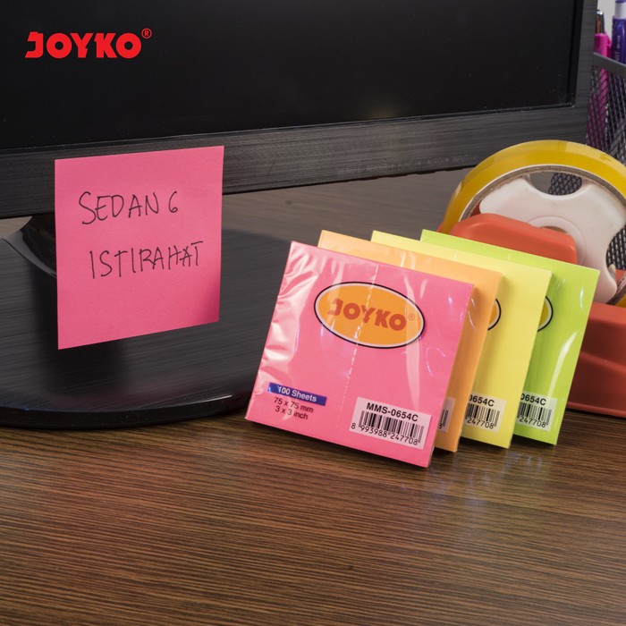 Jual Memo Stick / Sticky Note / Kertas Memo / Memo Tempel Joyko Mms ...