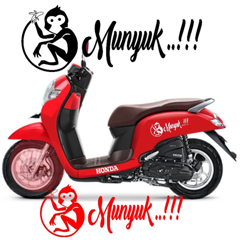Jual Stiker Scoopy Stiker Genio Munyuk | Shopee Indonesia