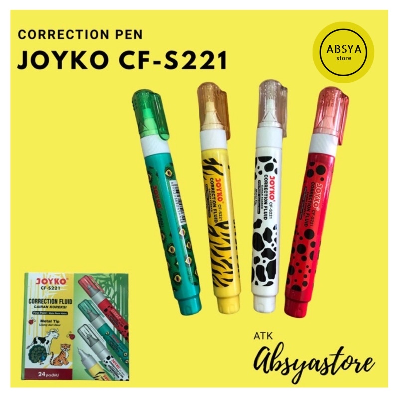 Jual joyko tip-ex correction pen tipek joyko CF-s221 | Shopee Indonesia