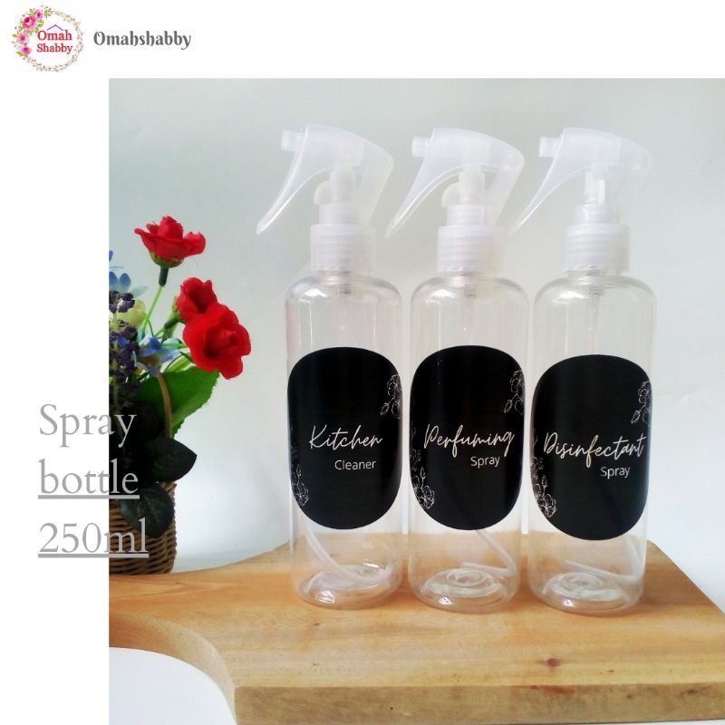 Jual Botol spray free stiker 250 ml | Shopee Indonesia