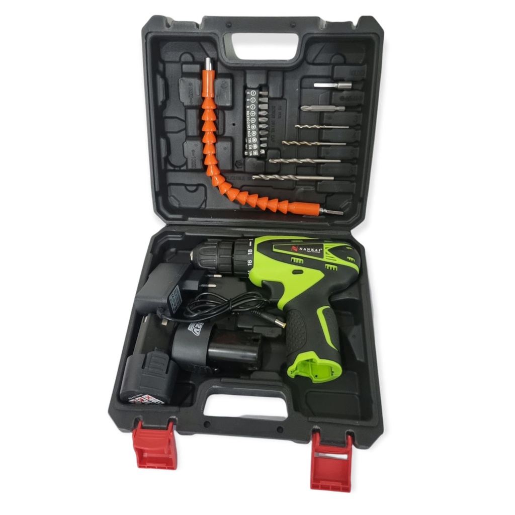 Jual BOR CORDLESS TERMURAH Mesin Bor Cordles Batre 12V NANKAI Cordless ...