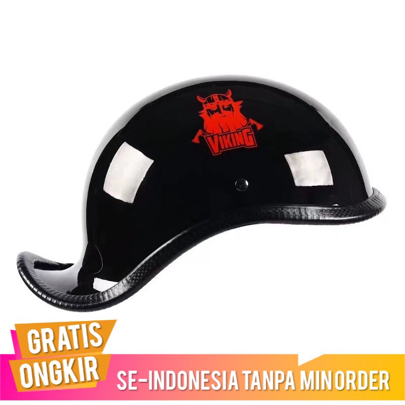 Jual Helm Retro Sama Retro Harley Motor Helm Setengah Helm Ekor ...