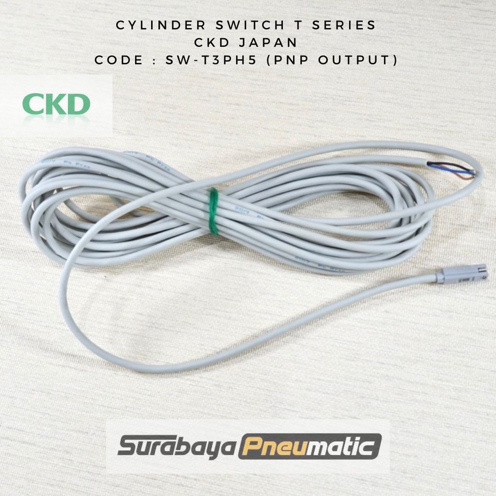 Jual CKD Japan - SW-T3PH5 - Pneumatic Cylinder Switch T Series Sensor ...