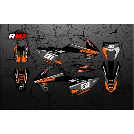 Jual DECAL KTM 250 SX 2017 FULLBODY (001) DEKAL STIKER KTM EXC SIXDAYS ...