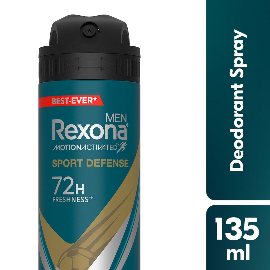 Jual Rexona Men Antiperspirant DEODORANT SPRAY Sport Defense 135ml ...