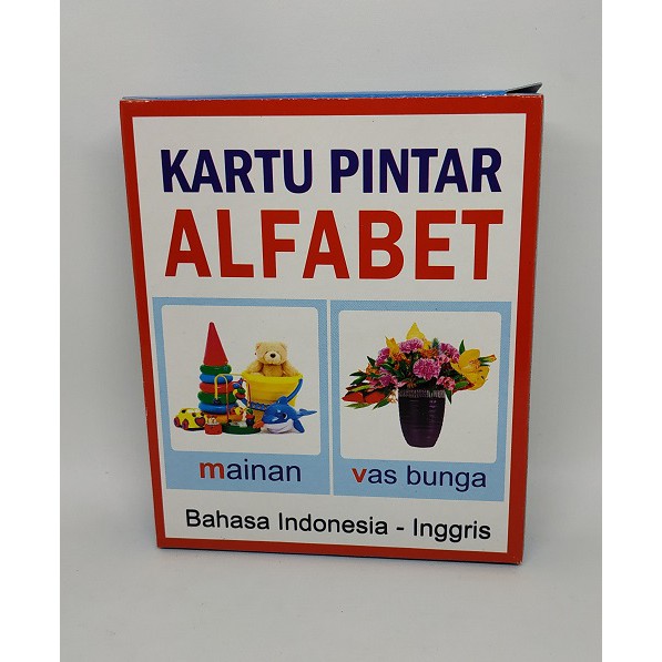 Jual Flash Card Kartu Pintar Belajar Alfabet Huruf Abjad Alphabet ...