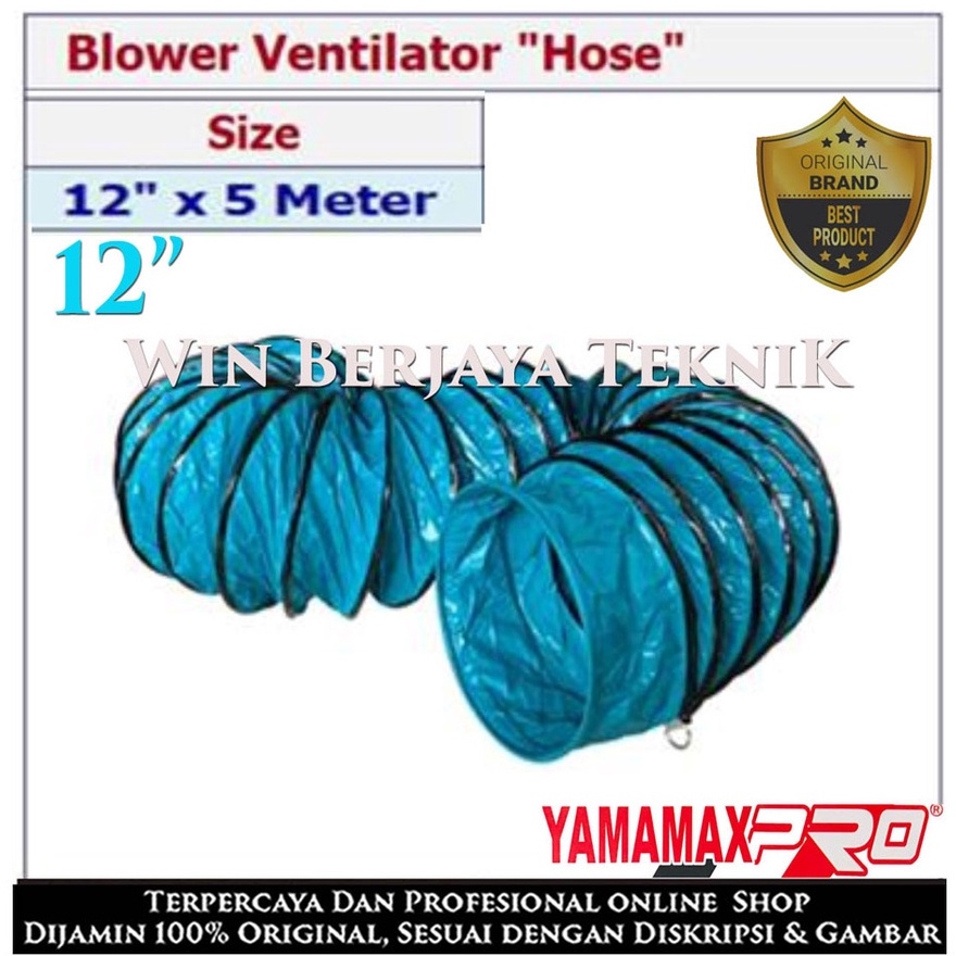 Jual Selang Portable Ventilator 12 inch - Flexible Hose Exhaust Blower ...