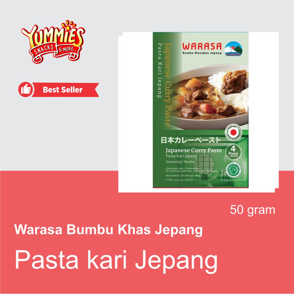 Jual warasa Japanese Curry Paste pasta kari khas jepang 80 gr halal no ...