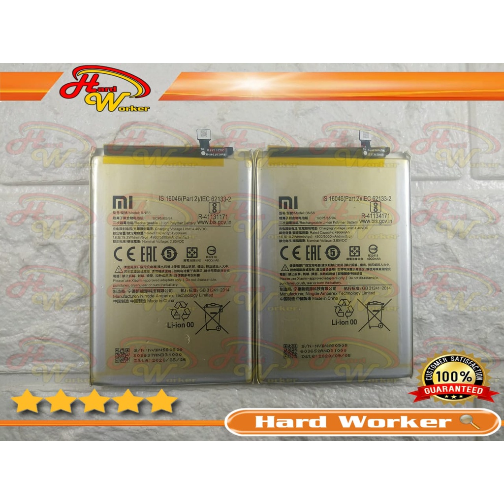 Jual Baterai Original Xiaomi Redmi 9A - M2006C3LG Kode Battery BN56 BN ...