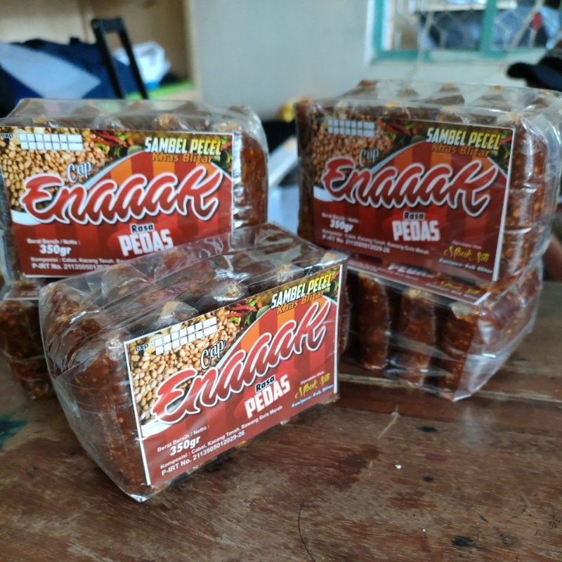 Jual sambel pecel cap enaaak khas blitar | Shopee Indonesia