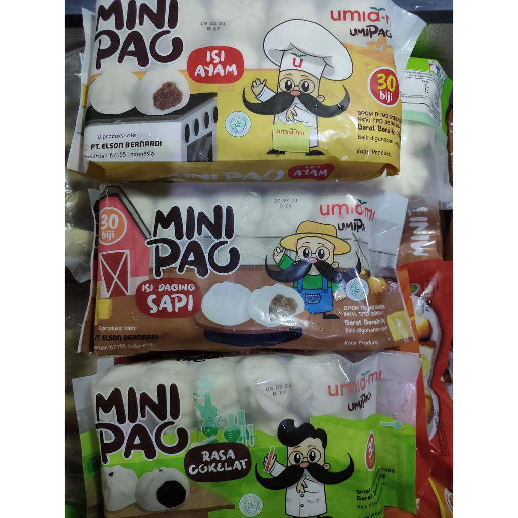 Jual umiami minipao mini pao bakpao bapao ayam , sapi , coklat 30 pcs ...