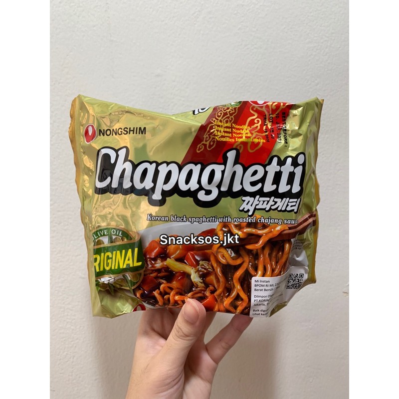 Jual Nongshim Chapaghetti / Chapagetti Spicy Parasite - Korean Black ...