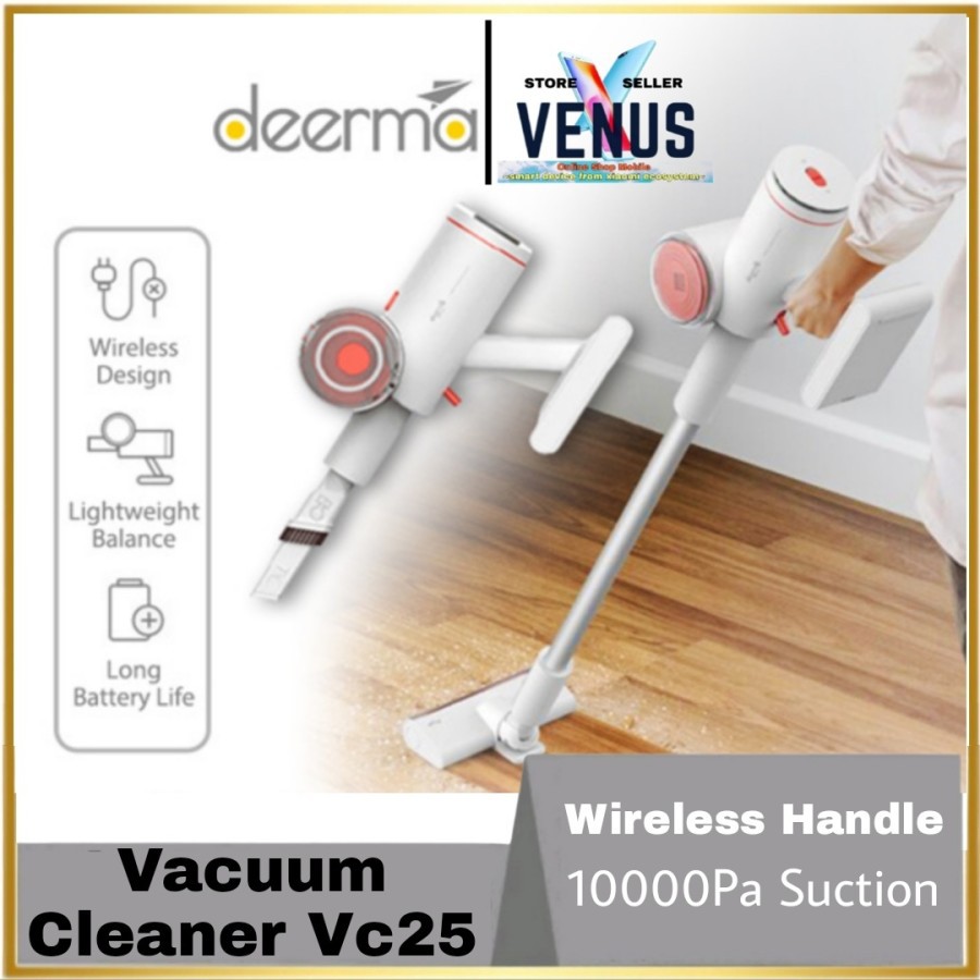 Jual Deerma VC25 / VC25 Plus Handheld Wireless Vacuum Cleaner Penyedot Debu | Shopee Indonesia