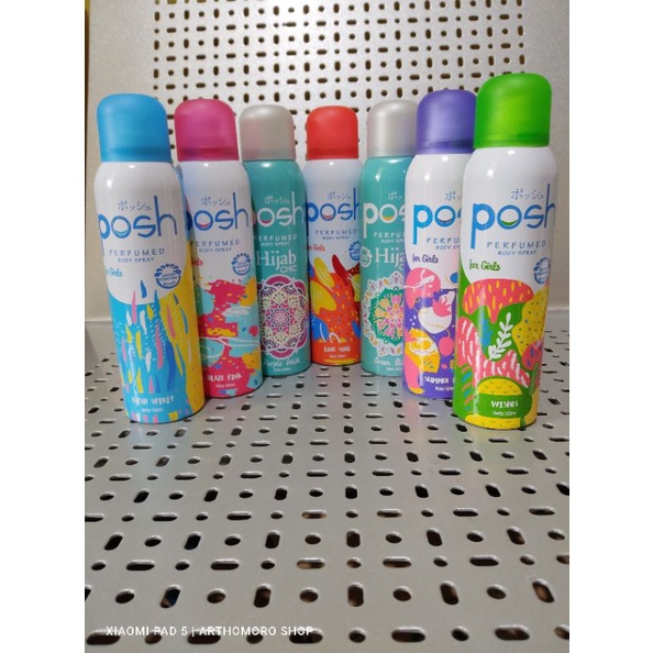 Jual Posh perfumed body spray / posh body spray / parfum posh 150ml ...