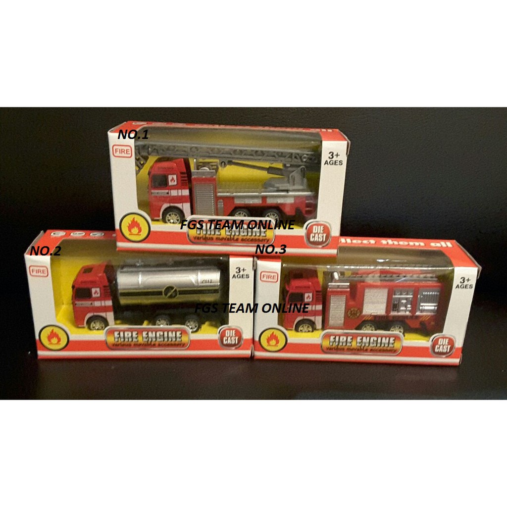 Jual DIE CAST FIRE ENGINE SET SERIES ISI 3 PCS PULL BACK | Shopee Indonesia
