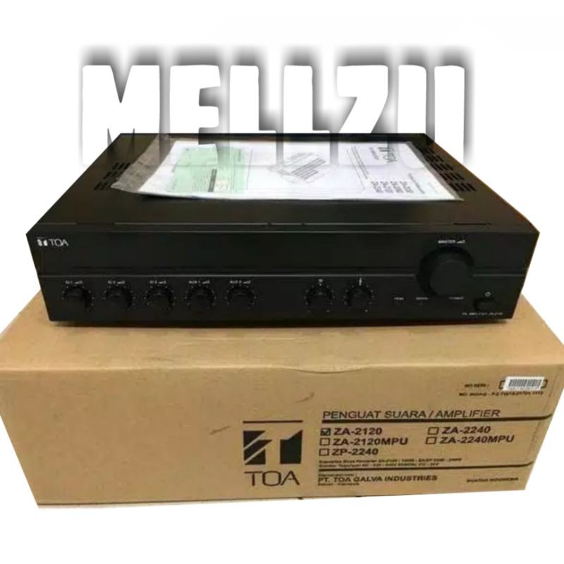 Jual Amplifier TOA ZA 2120 ( ORIGINAL ) 120 watt | Shopee Indonesia