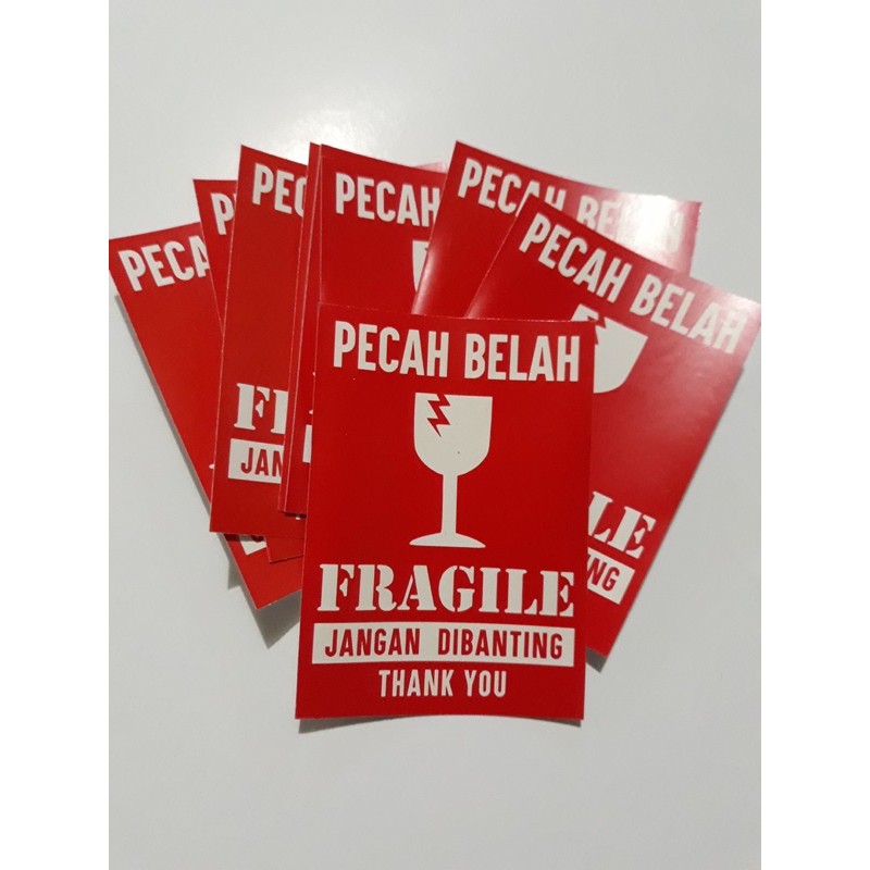 Jual Stiker Fragile Label Pecah Belah | Shopee Indonesia